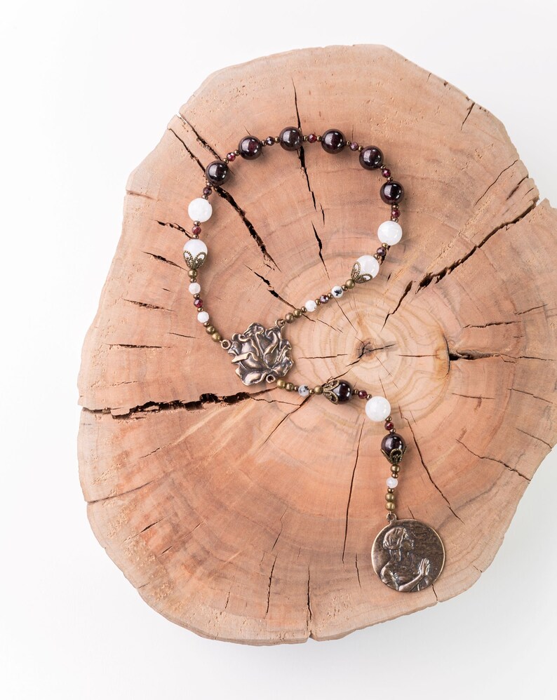 Saint Mary Magdalene Chaplet, Heirloom Catholic Prayer Beads Made With ...