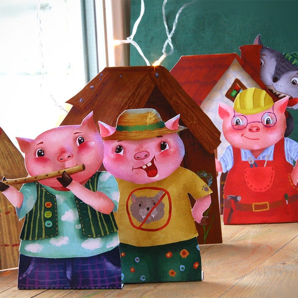 Wolf Finger Puppet - Etsy