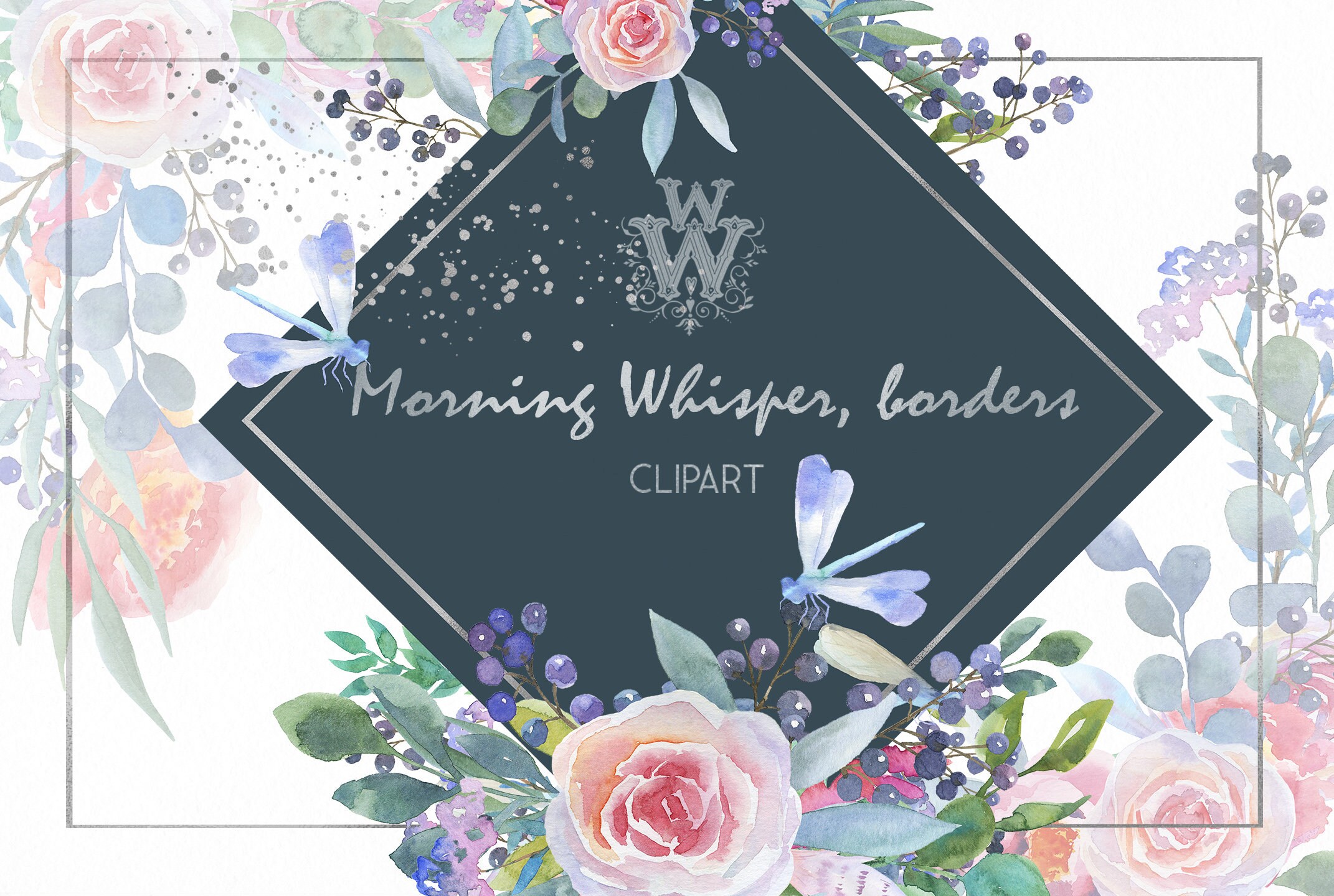 Bridal Shower Border Clipart