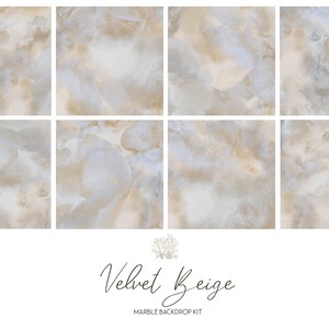 Beige Marble Digital Paper: Velvet Watercolor Texture (12x12 Inches ...