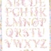 Hand-drawn Ornate Pink Alphabet Clipart, Princess Monogram Letters ...