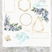 White Rose Border Clip Art Watercolor Floral Wedding Frame - Etsy