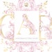 Princess Monogram Letters Clipart: Pink & Gold Royal Initials (PNG) - Etsy
