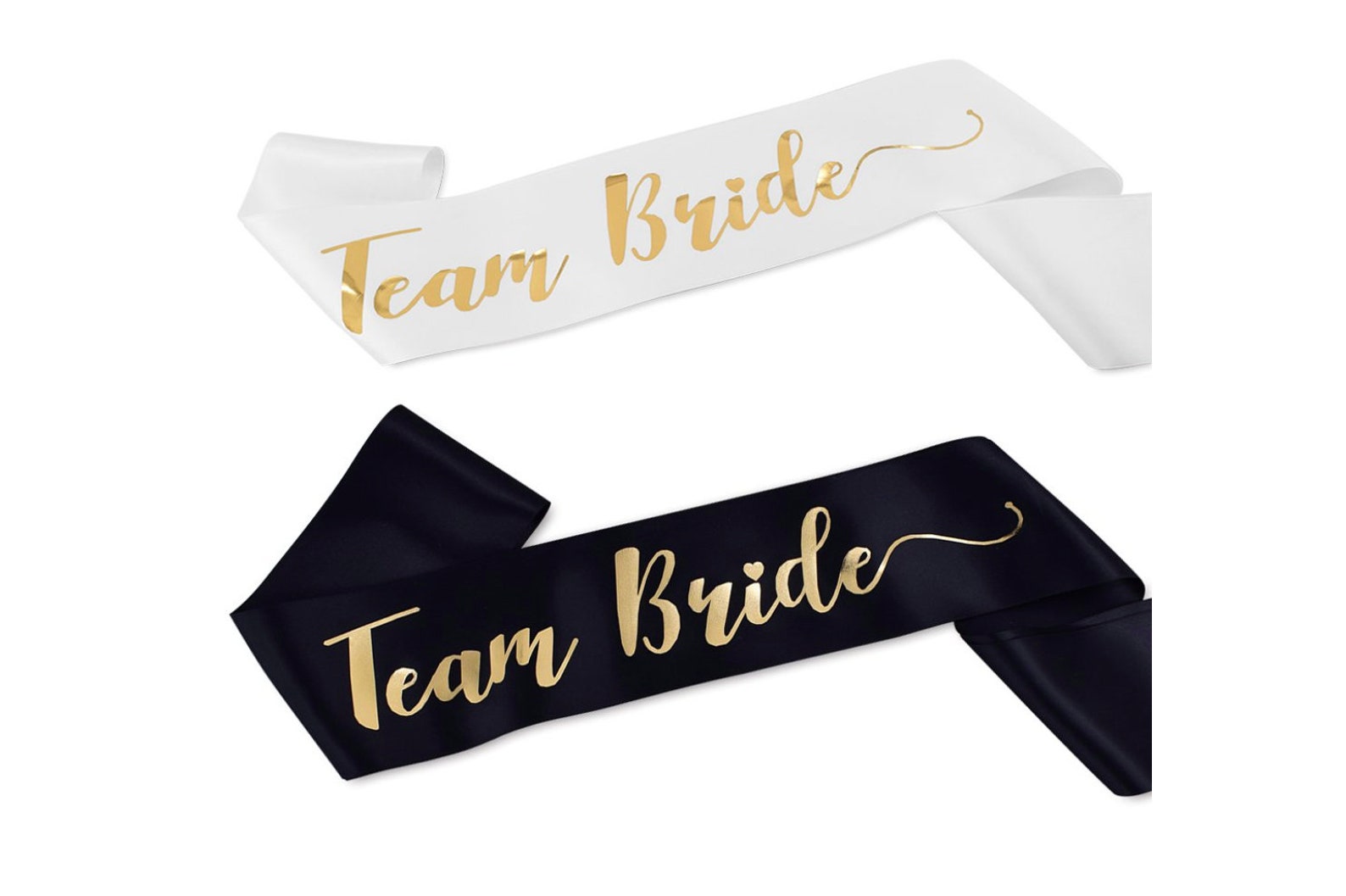 Team Bride Sash in Black or White Bachelorette Party Sashes | Etsy