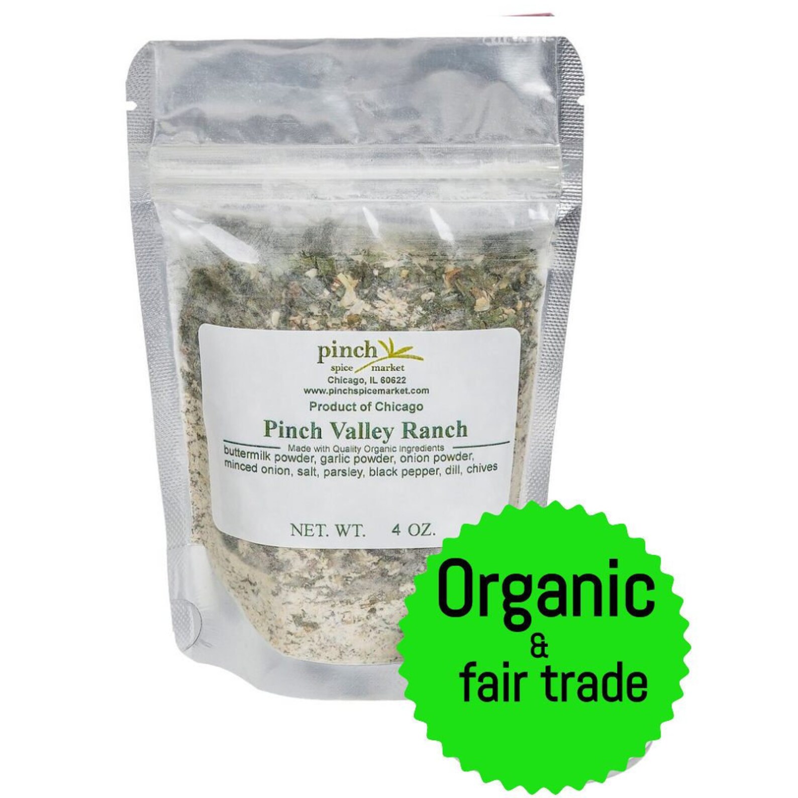 Organic Dry Ranch Mix With Buttermilk: Pinch Valley Ranch | Etsy