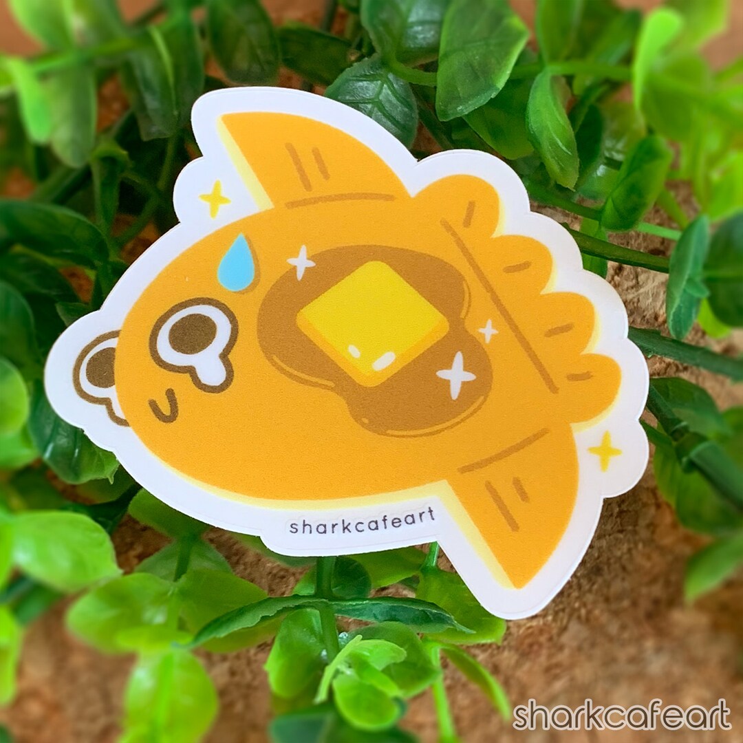 Mola Mola Sunfish Pancake CLEAR Sticker | Cute Ocean Animal Sticker - Etsy
