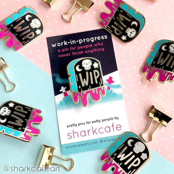 Writer Enamel Pin - Etsy