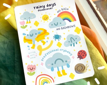 Cute Pun Stickers VERSION 2 Cute Puns Pun Stickers Puns Sticker Sheet ...