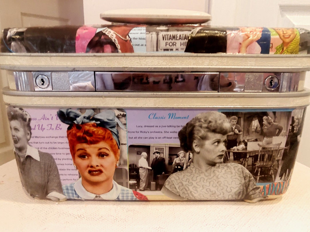 MADE TO ORDER: I Love Lucy Inspired Vintage Train Case/makeup Case - Etsy