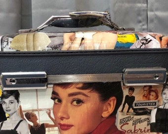 MADE TO Order-vintage Samsonite Train Case/upcycled/decoupaged | Etsy