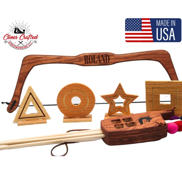 Wooden Bow and Arrow Set Kids - Etsy