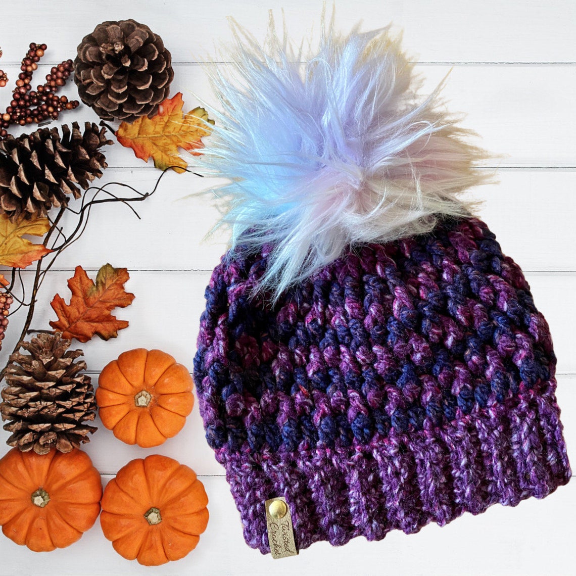Easy Crochet Hat Pattern: Twisted Chunky Alpine Winter Hat - Etsy