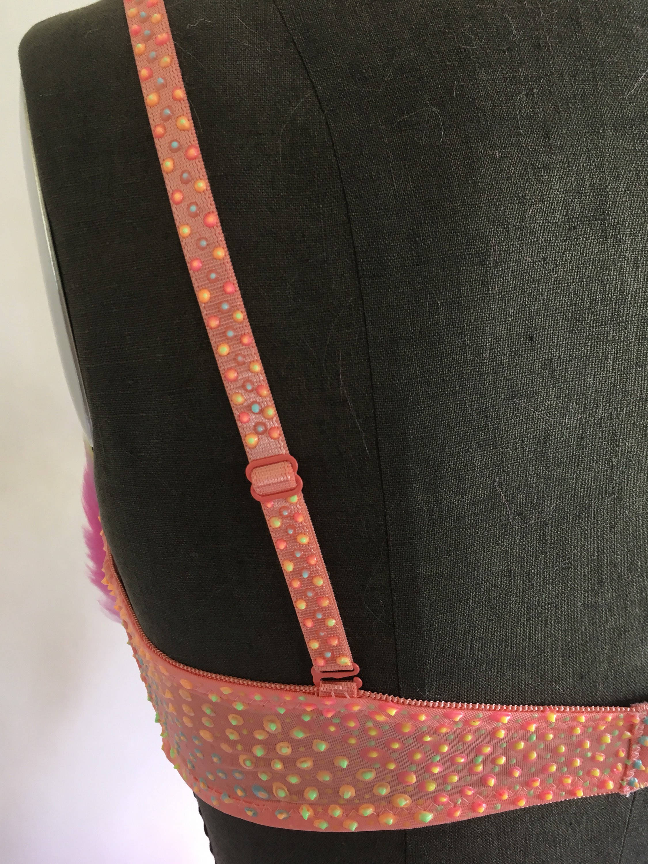 Unicorn Rainbow FUR Bra Top Rave Festival Pride Sexy Costume - Etsy