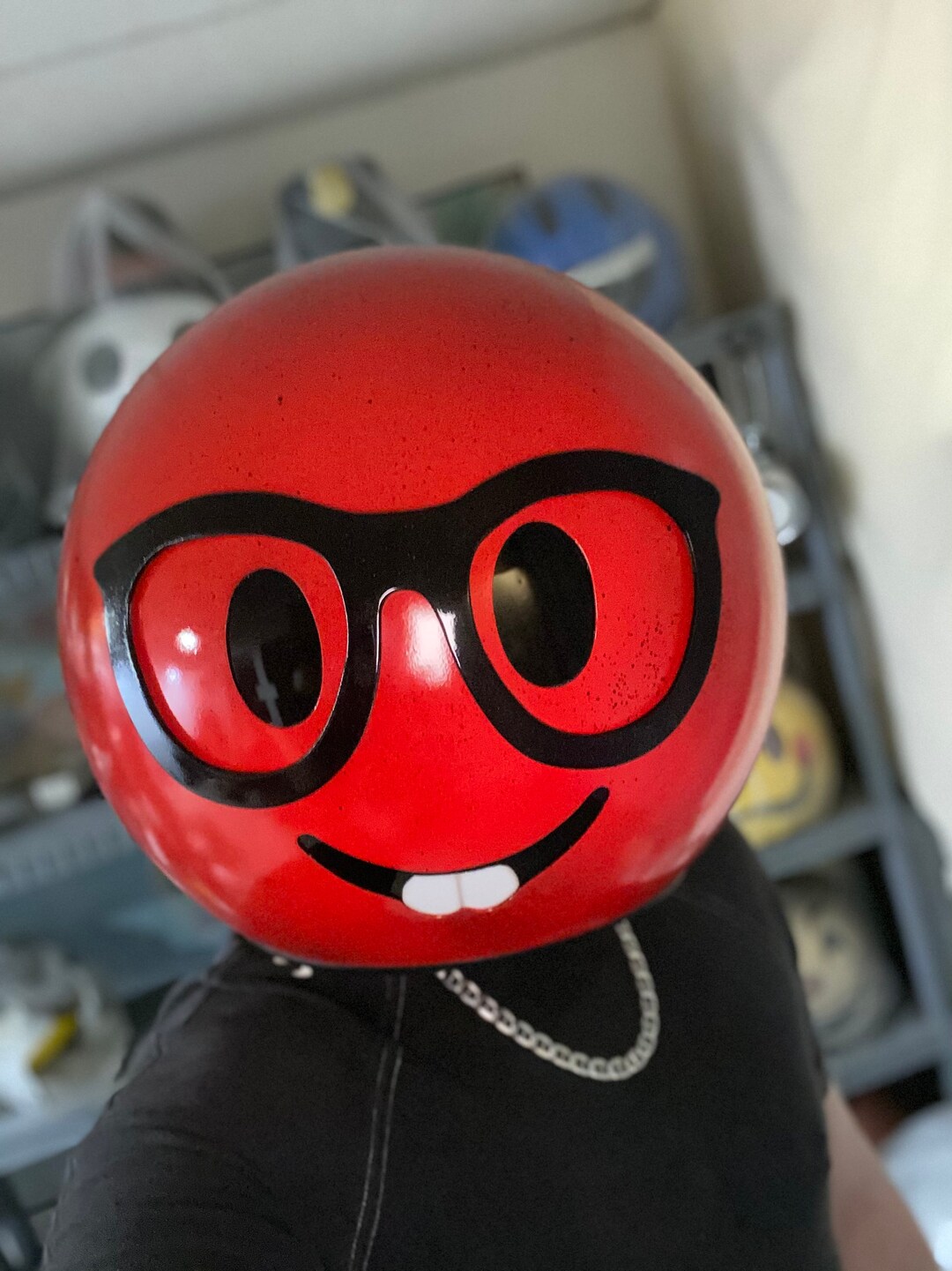 Nerd Emoji Dj Helmet - Etsy