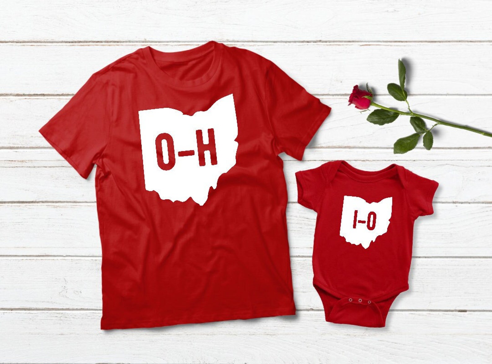 Ohio State Shirts Father Son Matching Outfit OH Home State | Etsy