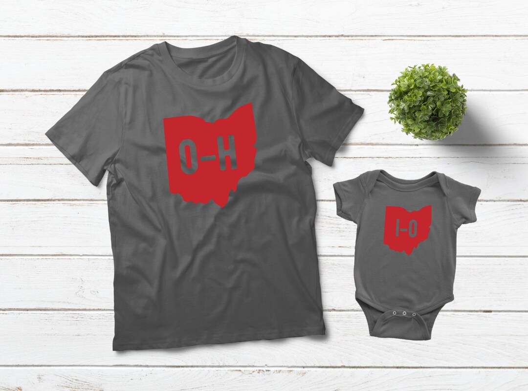 Ohio State Shirts Father Son Matching Outfit OH Home State Gift Daddy ...