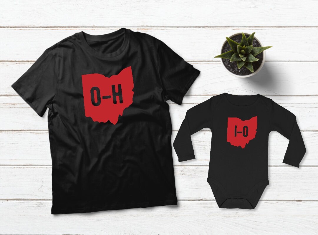 Ohio State Shirts Father Son Matching Outfit OH Home State Gift OH IO ...