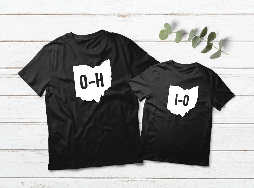Ohio State Shirts Father Son Matching Outfit OH Home State Gift Daddy ...