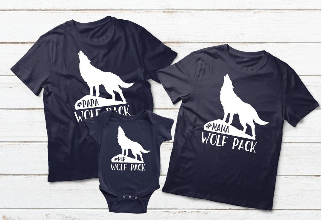 Wolf Shirt, Family Shirts, Family Gift, Wolf Gifts, Family Matching ...