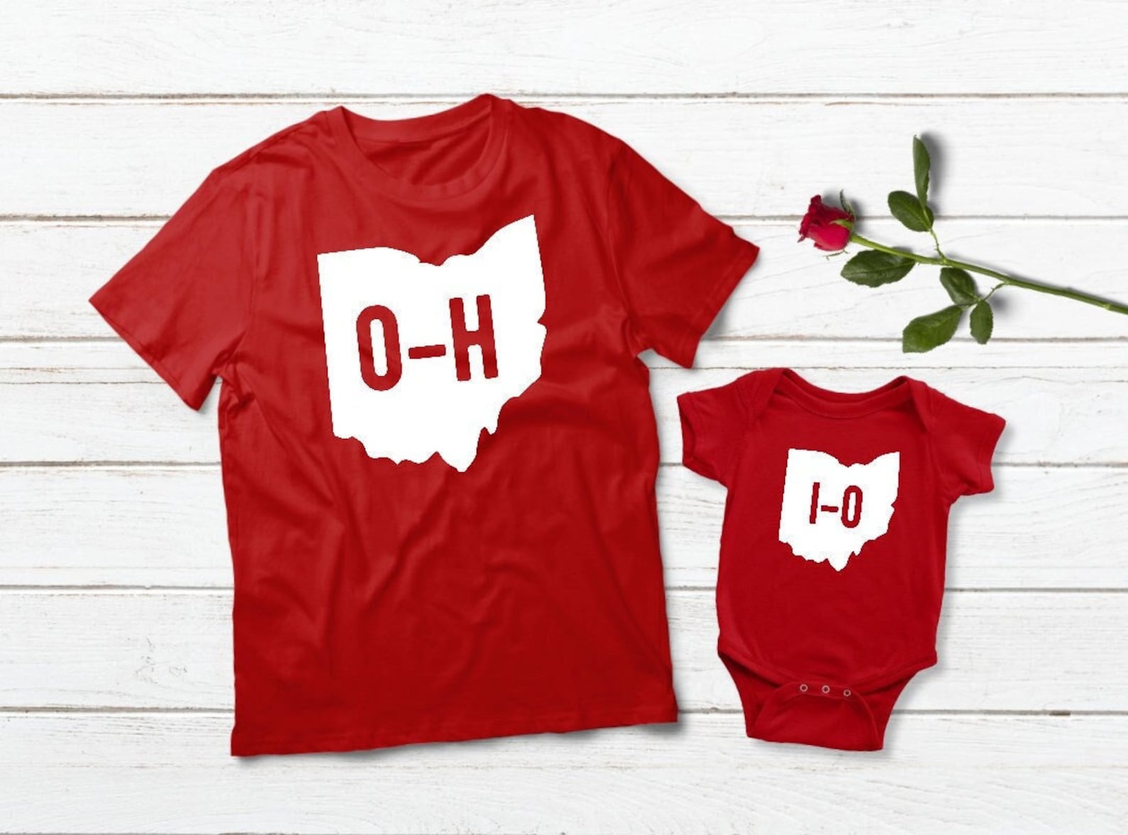 Ohio State Shirts Father Son Matching Outfit OH Home State Gift Daddy ...