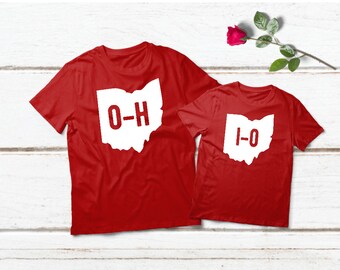 Ohio State Shirts Father Son Matching Outfit OH Home State | Etsy