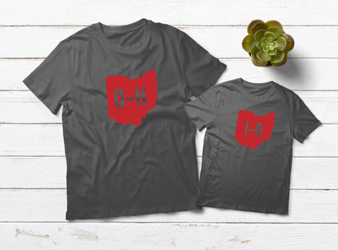 Ohio State Shirts Father Son Matching Outfit OH Home State Gift Daddy ...