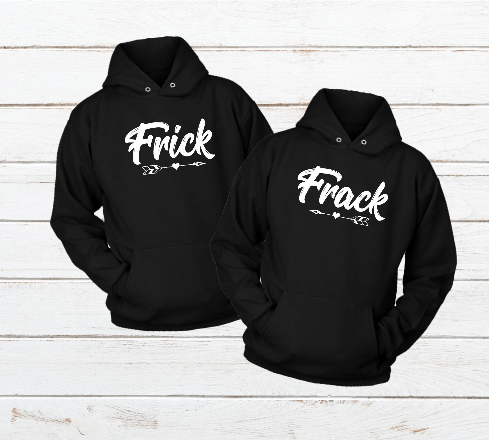 Frick and Frack Matching Hoodies Set Matching Couple Hoodies Friendship ...
