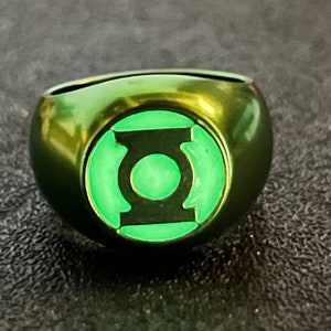 Anillo de linterna GL verde anodizado Mark V - Etsy México