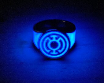 Blue Lantern Ring - Etsy