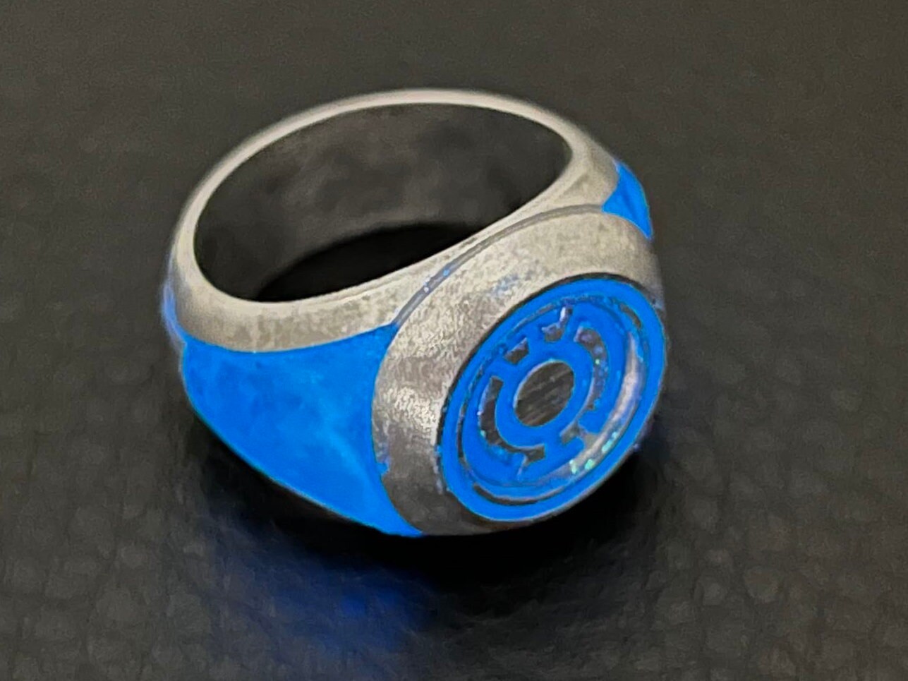 Blue Lantern Wedding Ring