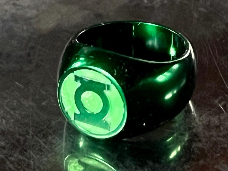 Anillo de linterna GL verde anodizado Mark V - Etsy México
