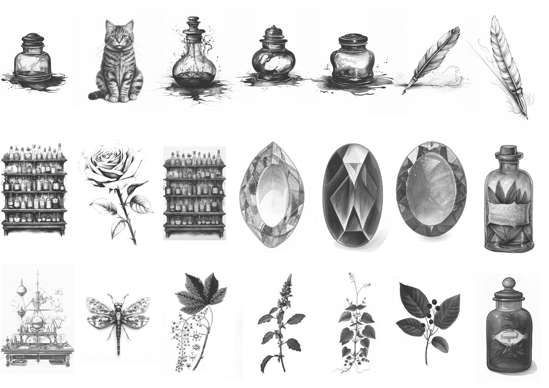 The Alchemist Stamp Brush Kit for Photoshop - Etsy