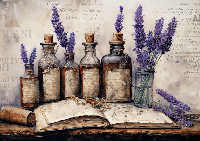 The Apothecary Junk Journal Pages - Etsy