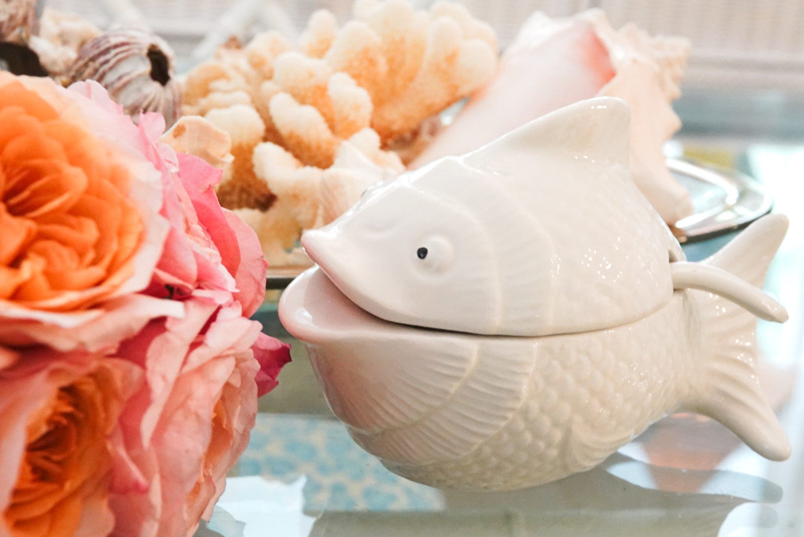Rare Italian Blanc De Chine Fish Tureen With Ladle - Etsy