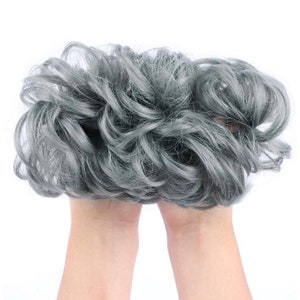 2PCS Messy Hair Bun Extensions Curly Wavy Messy Synthetic - Etsy