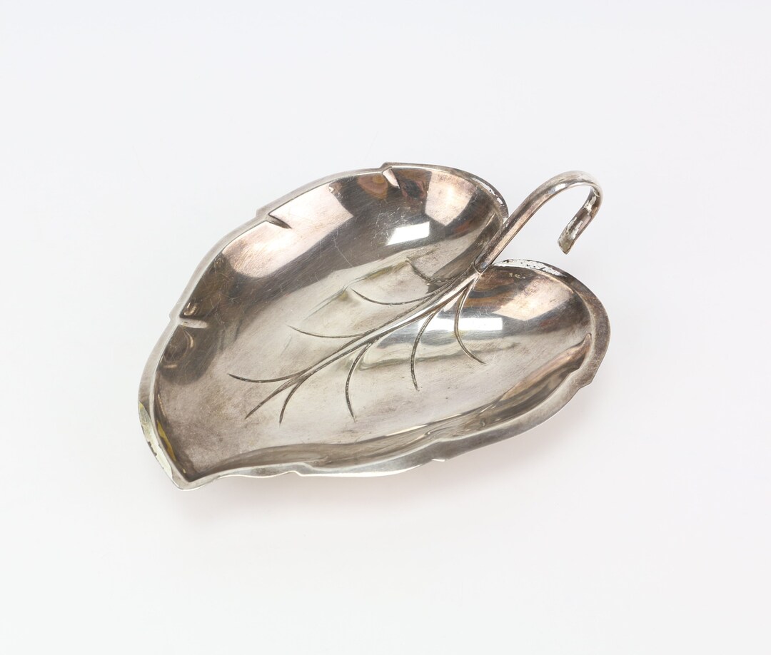Quist Leaf Bowl Silver Plated With Feet Vintage Silver Bowl in Leaf ...
