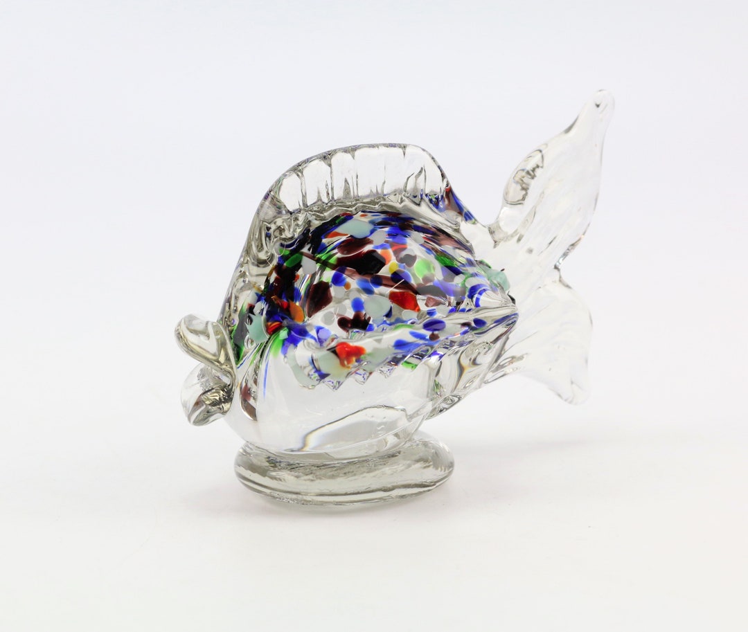 Murano Glass Fish Figurine Murano Fish Glass Object Paperweight ...