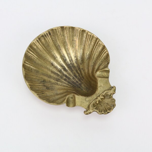 Brass Shell Ashtray - Etsy
