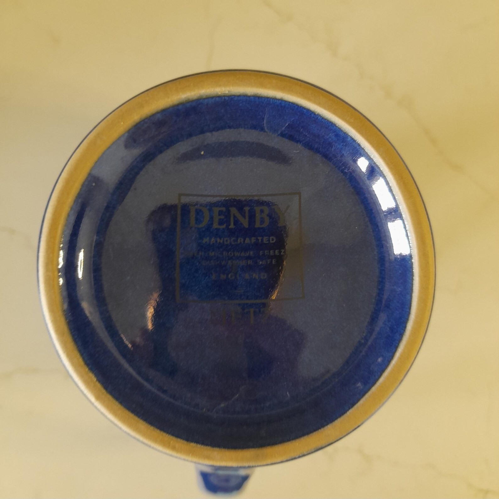 Denby METZ Blue and Green 8" Tall Pitcher - Etsy