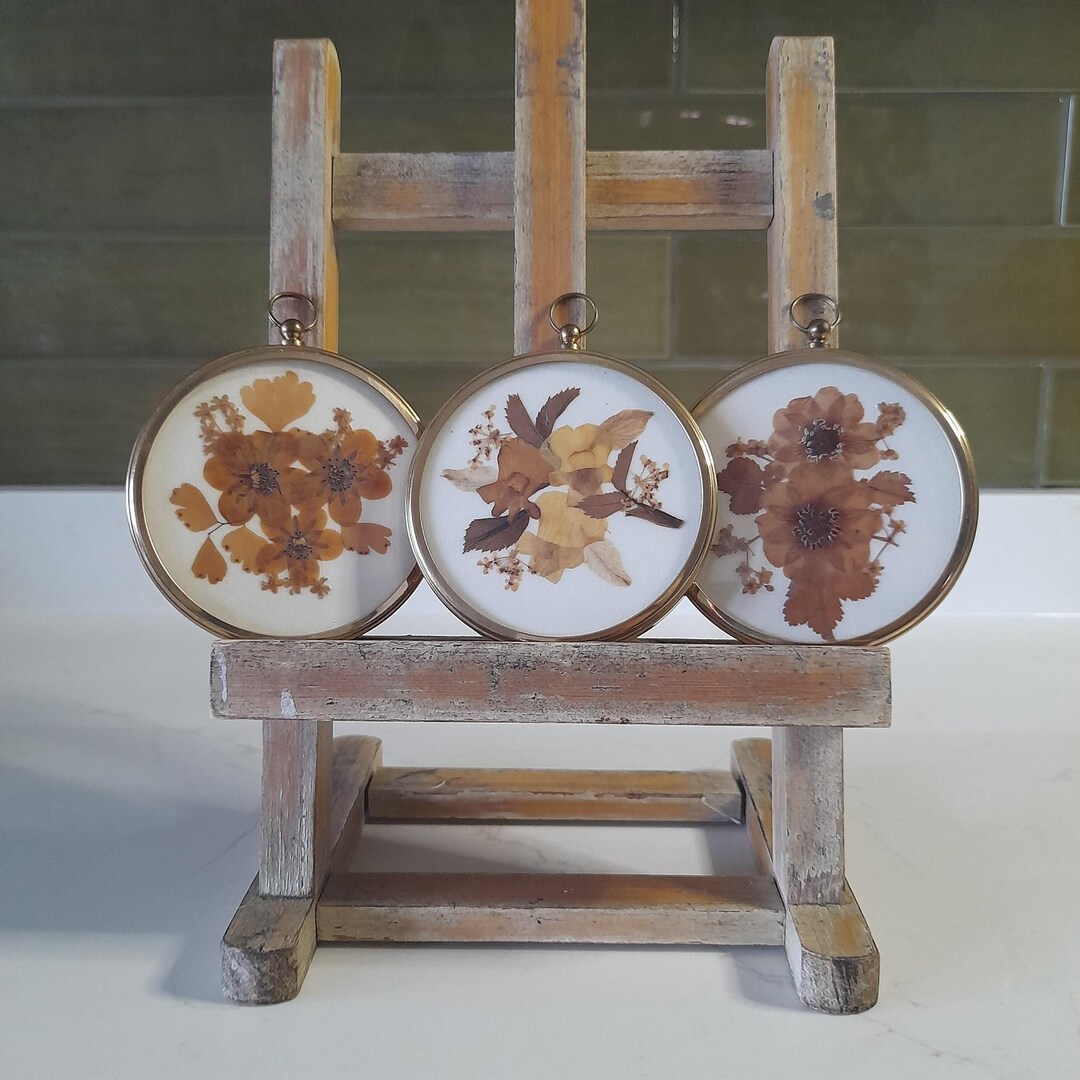 Set of 3 Miniature Round Pictures From the Miniature World of Peter ...