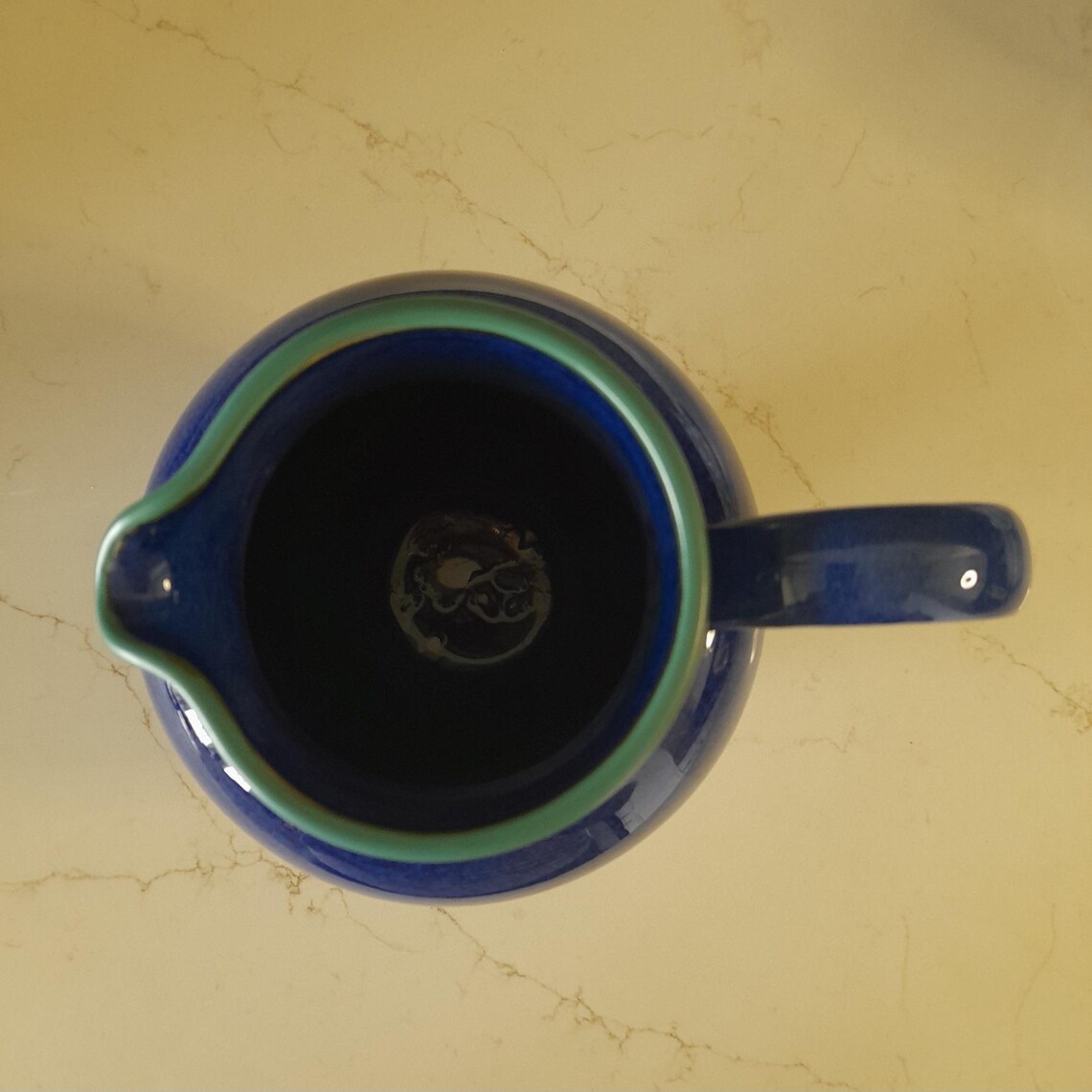 Denby METZ Blue and Green 8" Tall Pitcher - Etsy