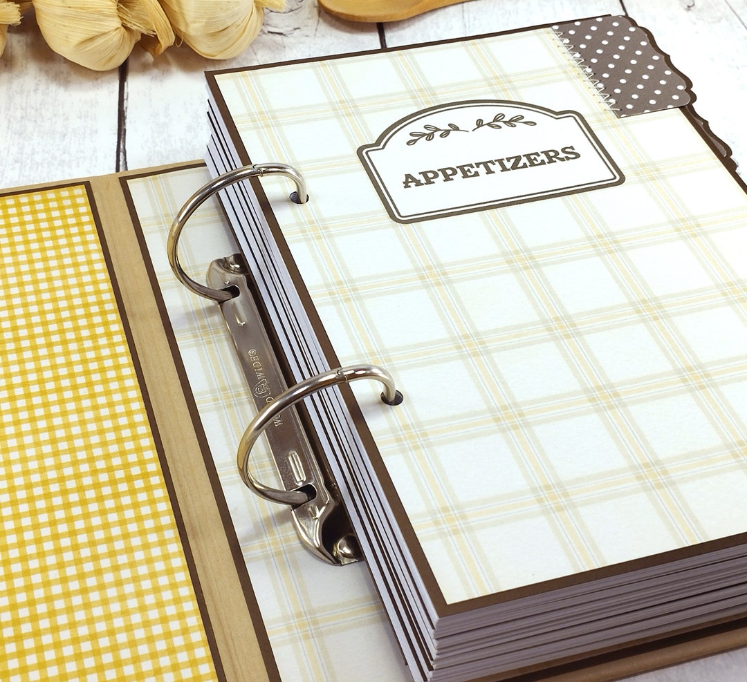 Family Recipe Binder With Tab Dividers, A5 Recipe Book Journal ...