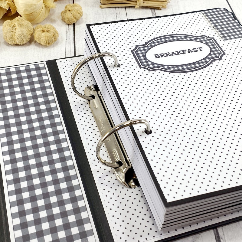 Recipe Binder - Etsy