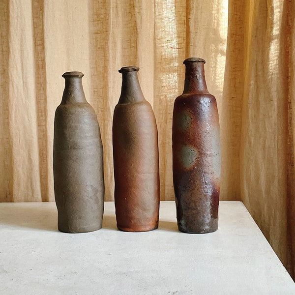 Stoneware Bottle - Etsy