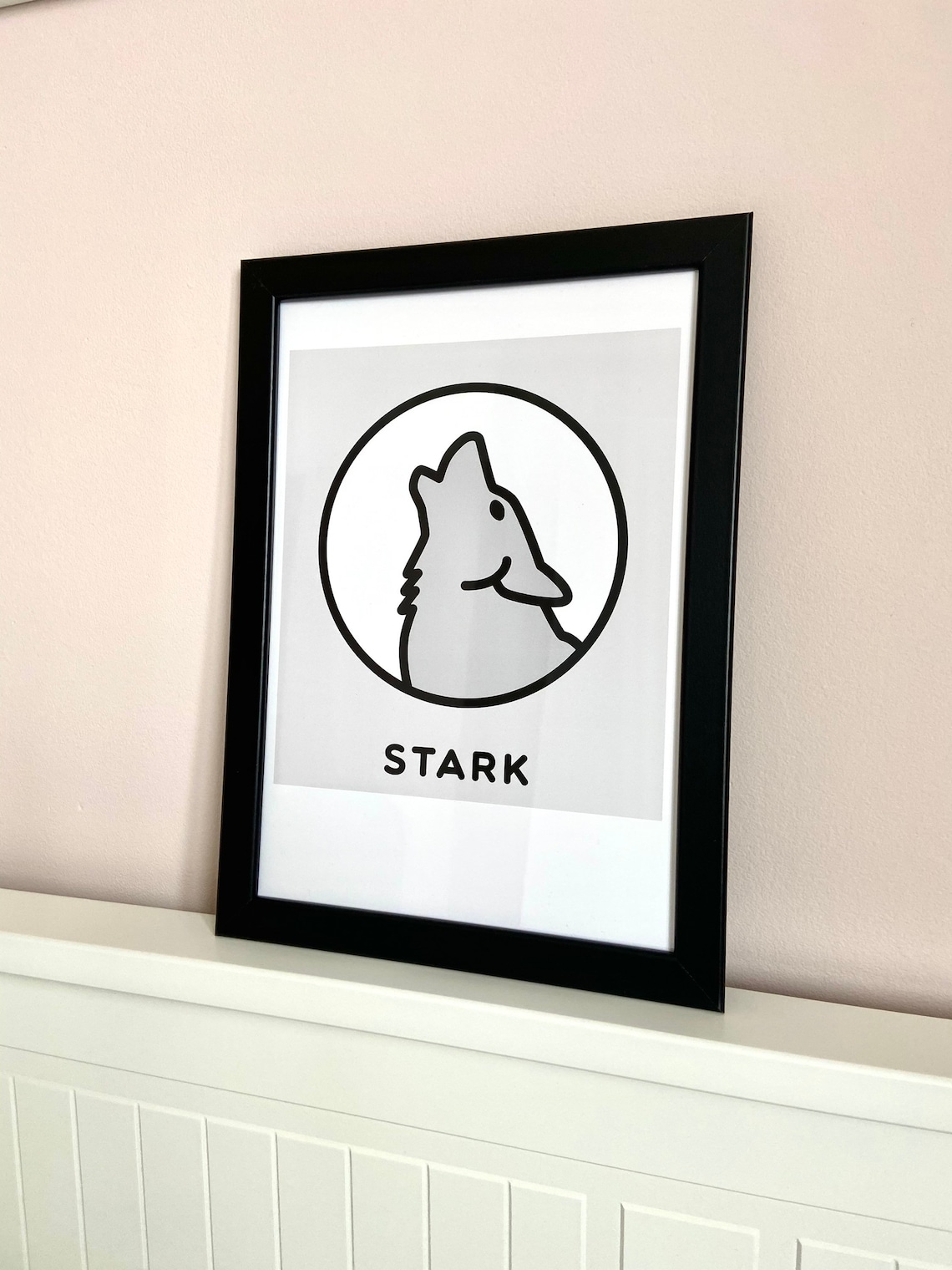 House Stark Poster Game of Thrones Sigil Print A4 Stark - Etsy