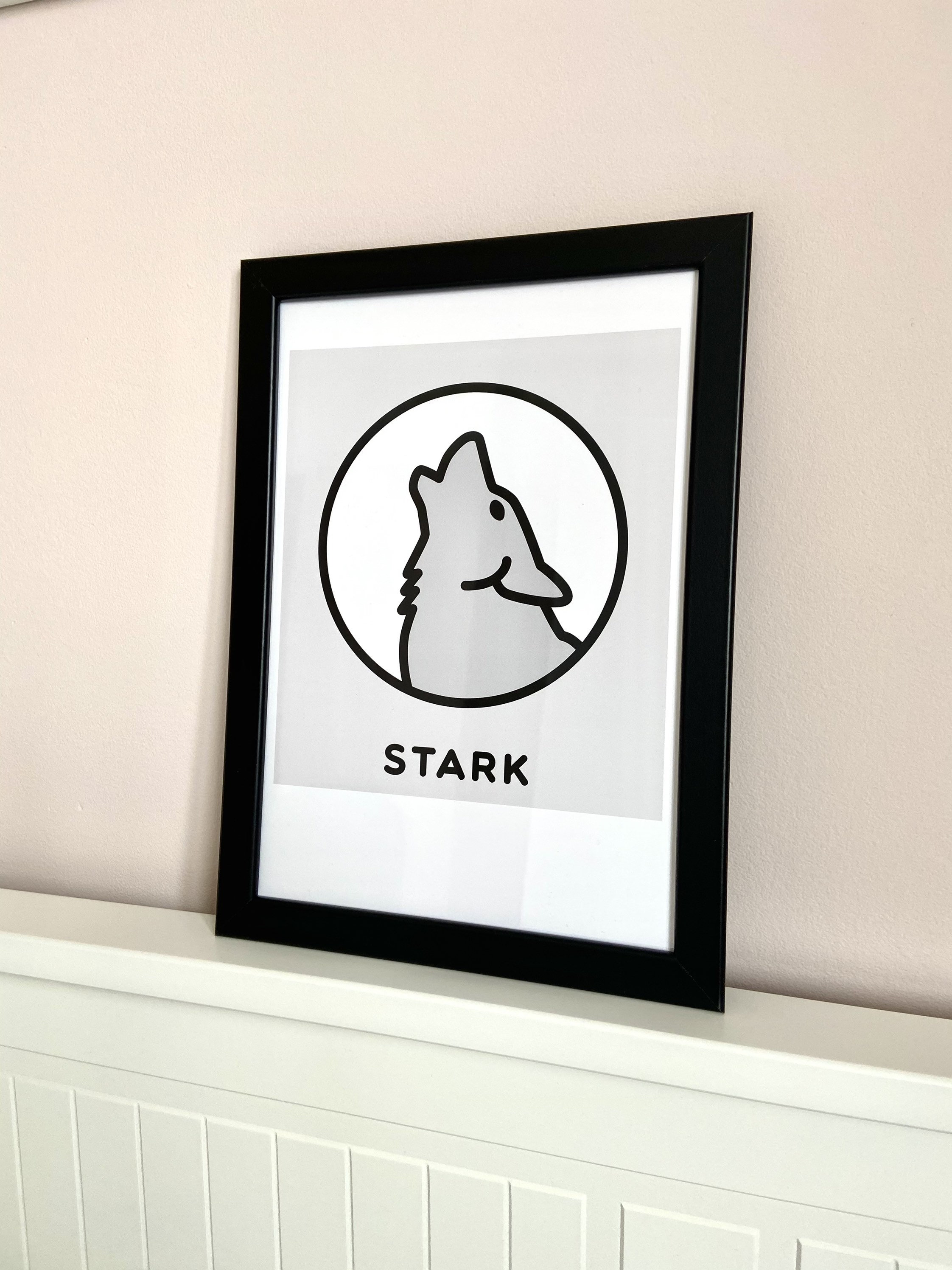 House Stark Poster Game of Thrones Sigil Print A4 Stark - Etsy
