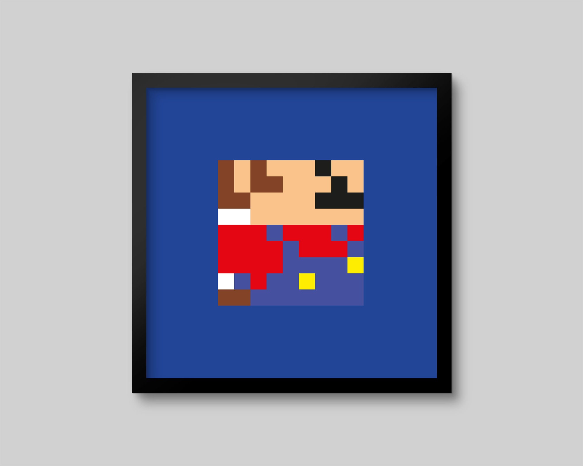 Super Mario Retro Pixel Poster - Etsy