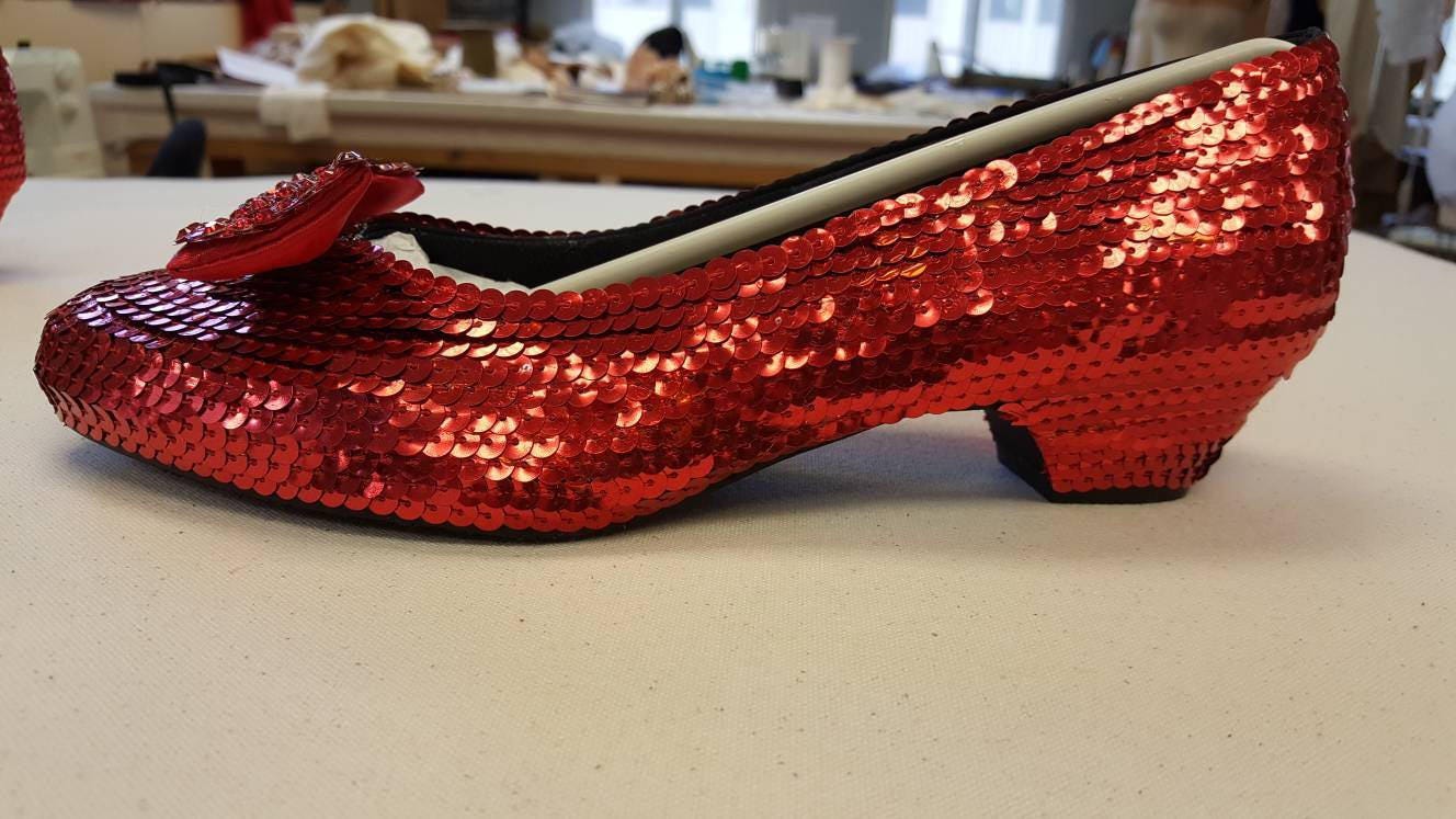 EXPEDITED*** Custom Ruby Slippers - Etsy