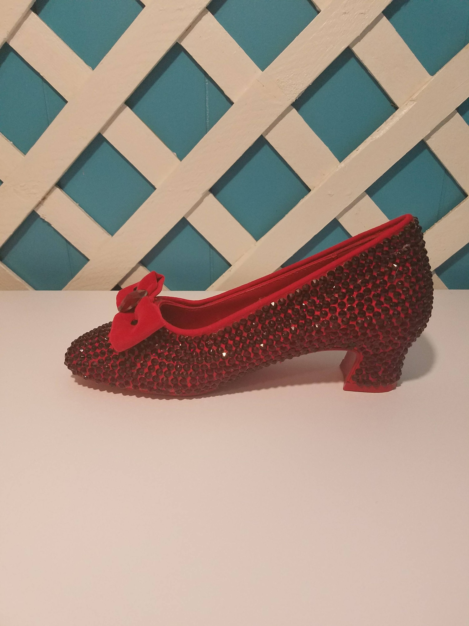 Return to Oz Inspired Swarovski Crystal Ruby Slippers - Etsy