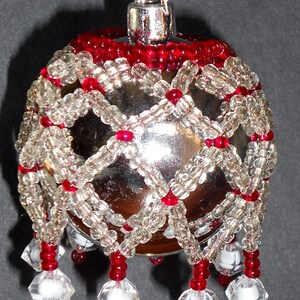 Beaded Christmas Bauble Cover Pattern - Etsy